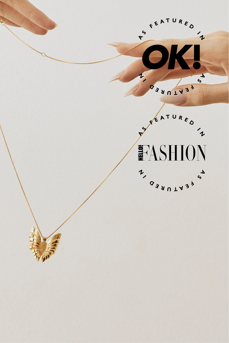 Mini Psyche Wings Pendant Necklace – Zephyne